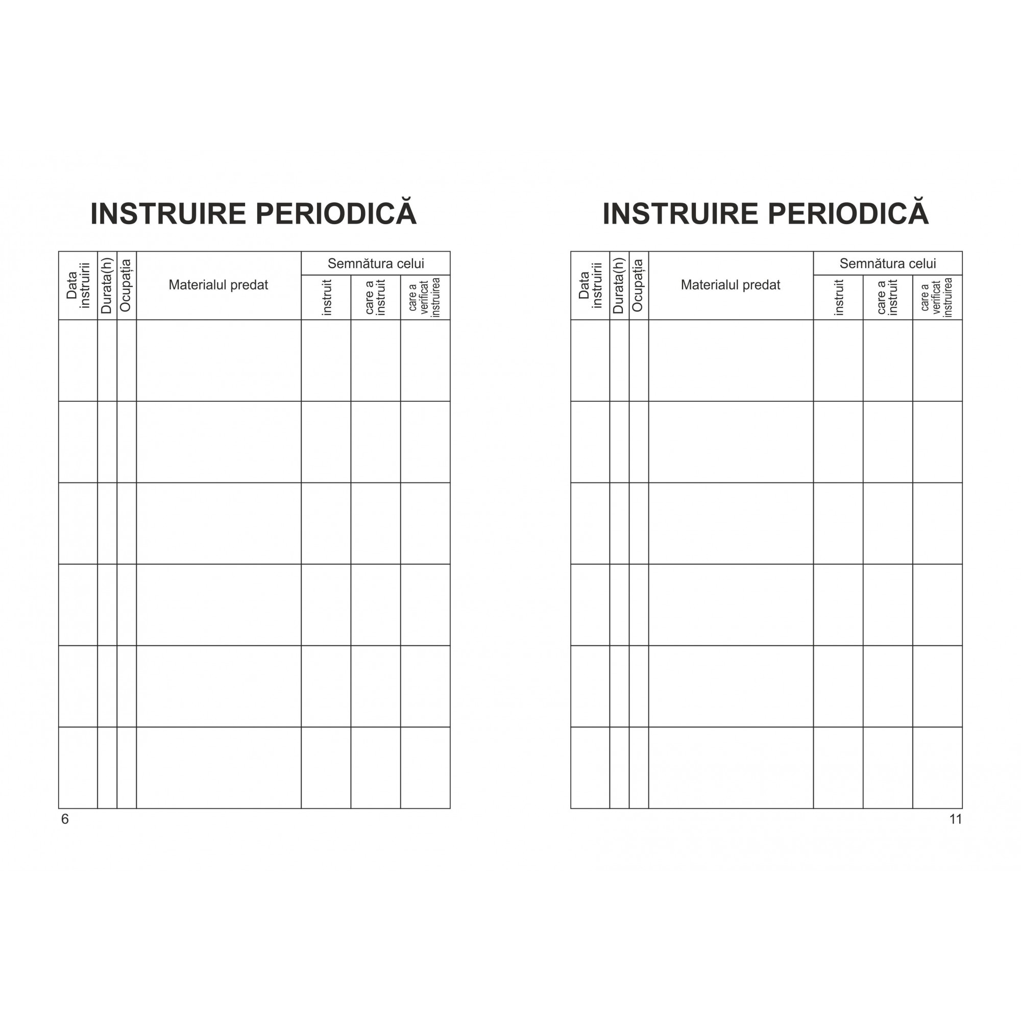 Set de 100 Fisa de instructaj SSM - eMAG.ro