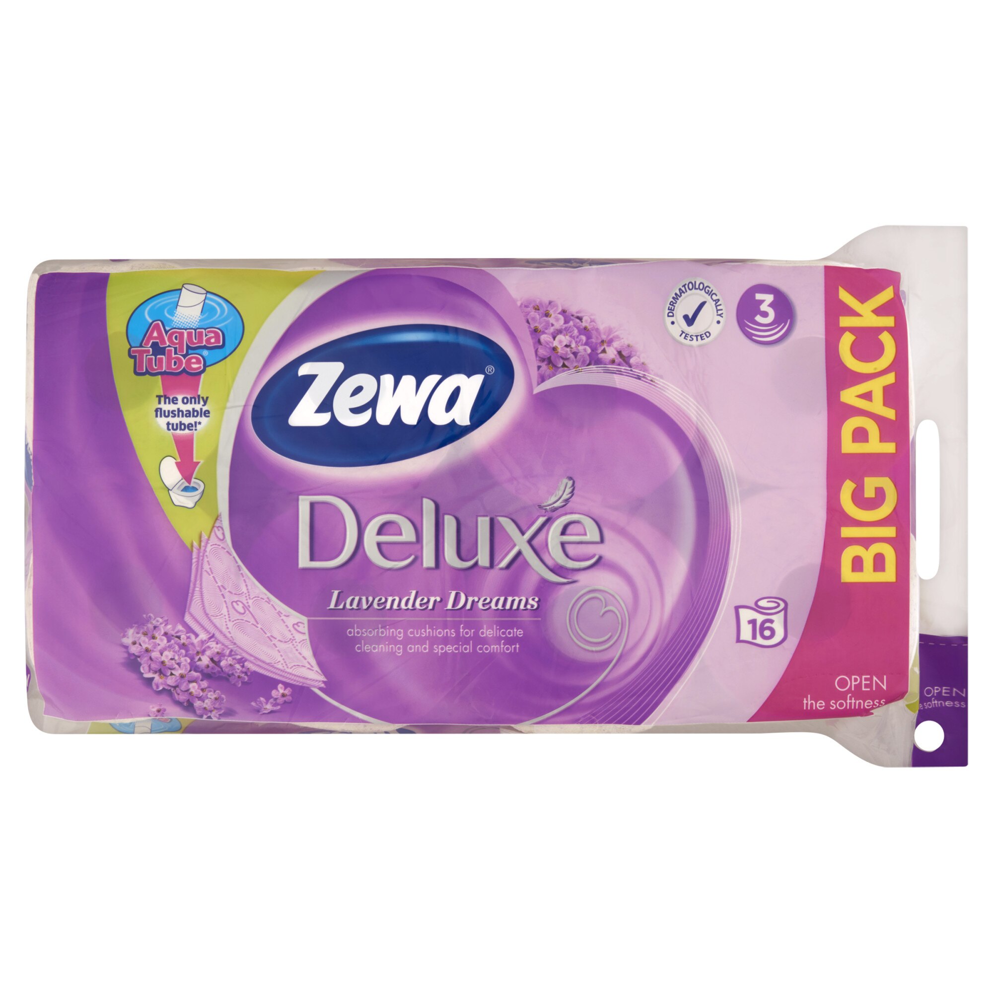 Zewa Deluxe 3 rétegű toalettpapír, Lavender Dreams, 3x16 tekercs - eMAG.hu
