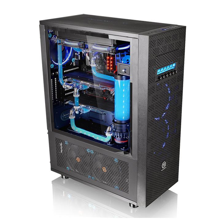 Thermaltake Core X71 Tempered Glass Edition táp nélküli ablakos ATX ...