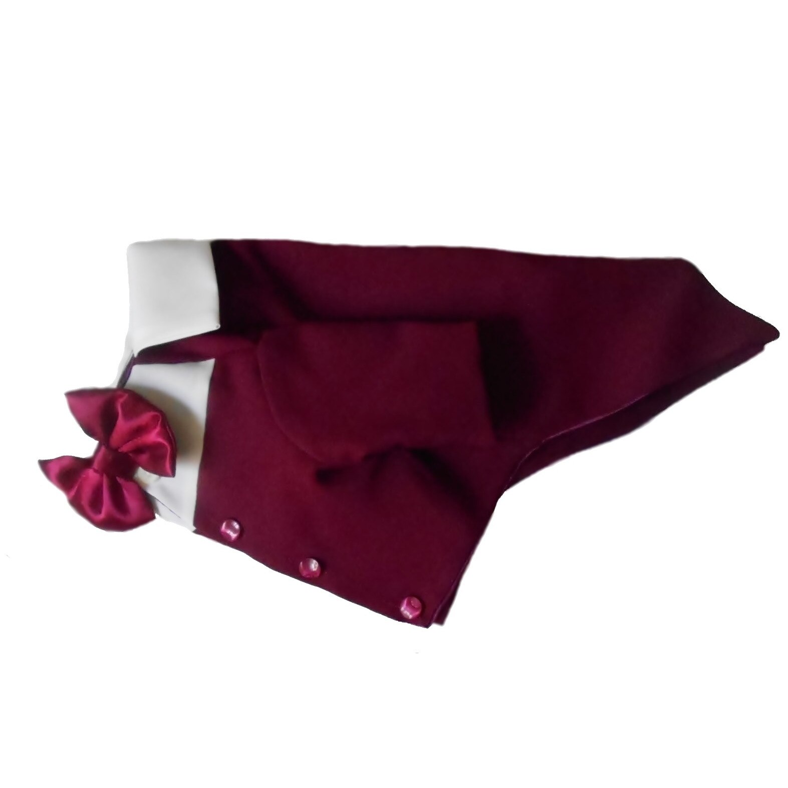 Frac Burgundia Peta's, stofa bordo, 40 cm - eMAG.ro