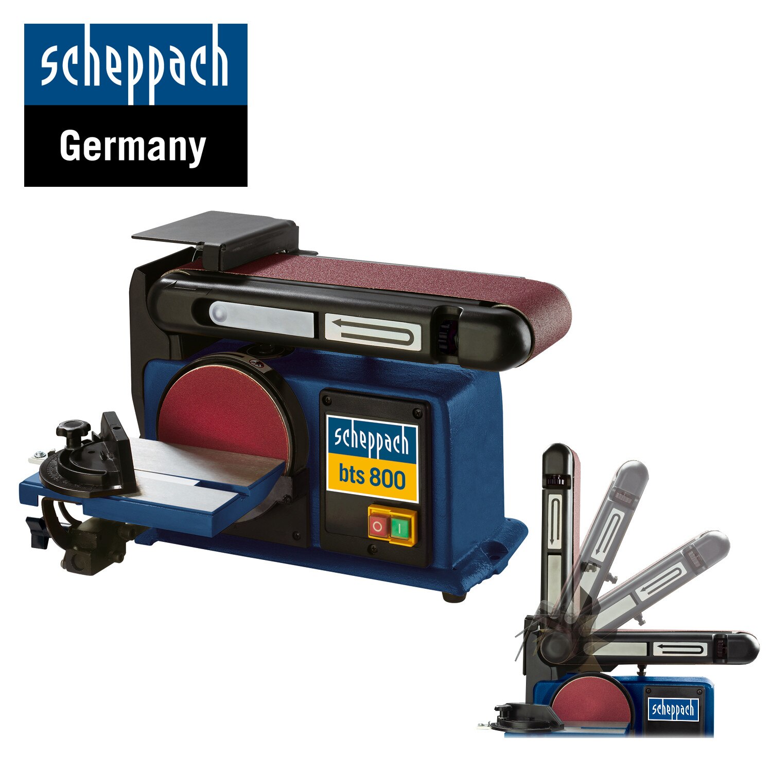 Scheppach BTS 800 multifunkciós szalag és homlokcsiszoló - eMAG.hu