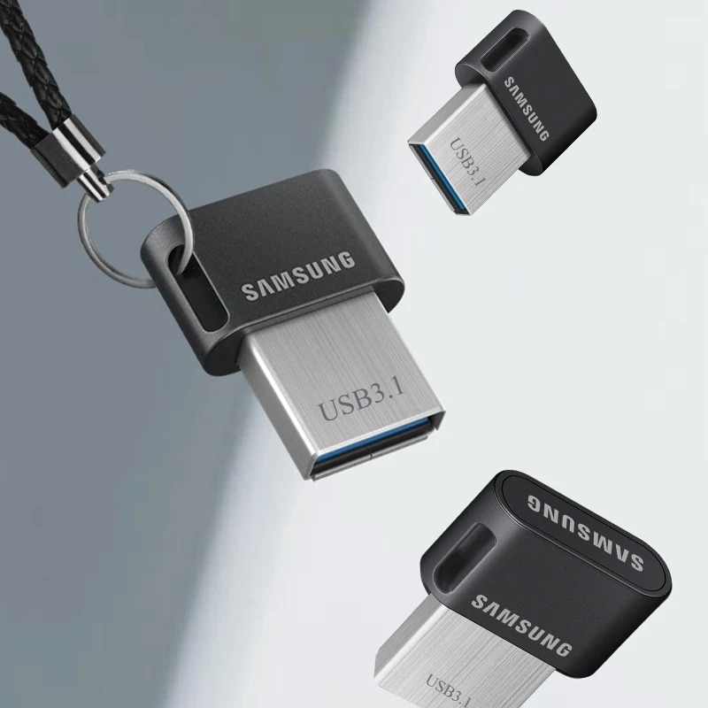 Stick USB 1TB 3.1 Samsung Mini metalic negru 28.5x15x5mm - eMAG.ro
