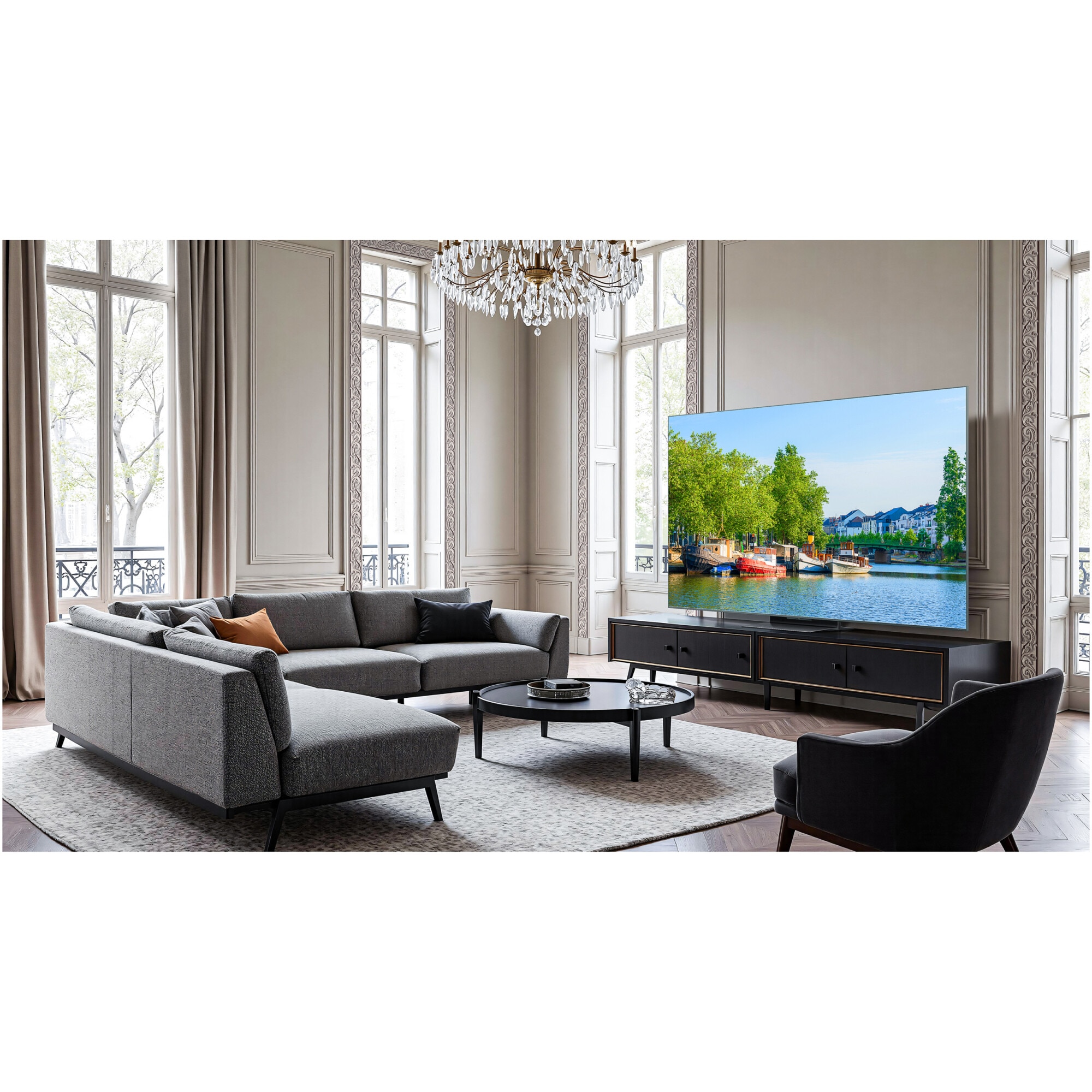 Televizor TCL QD-MiniLed 65C9K, 164 cm, Smart Google TV, 4K Ultra HD, 144Hz, Clasa E (Model 2025 ...