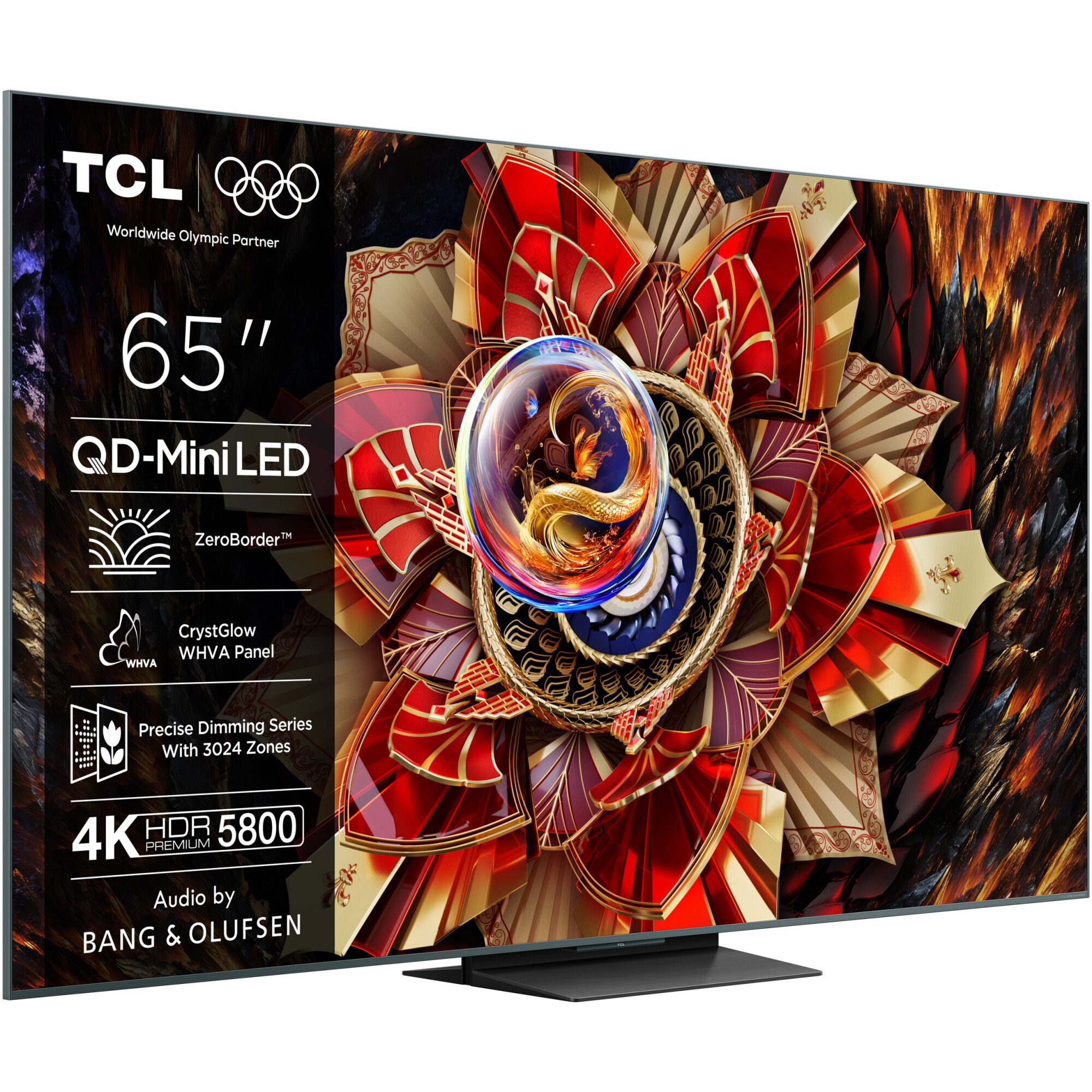 Televizor TCL QD-MiniLed 65C9K, 164 cm, Smart Google TV, 4K Ultra HD, 144Hz, Clasa E (Model 2025 ...