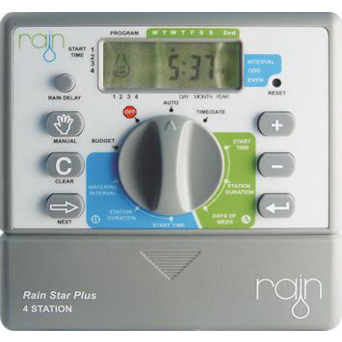 Programator irigatii Rain Star Plus, 4 zone,interior - eMAG.ro
