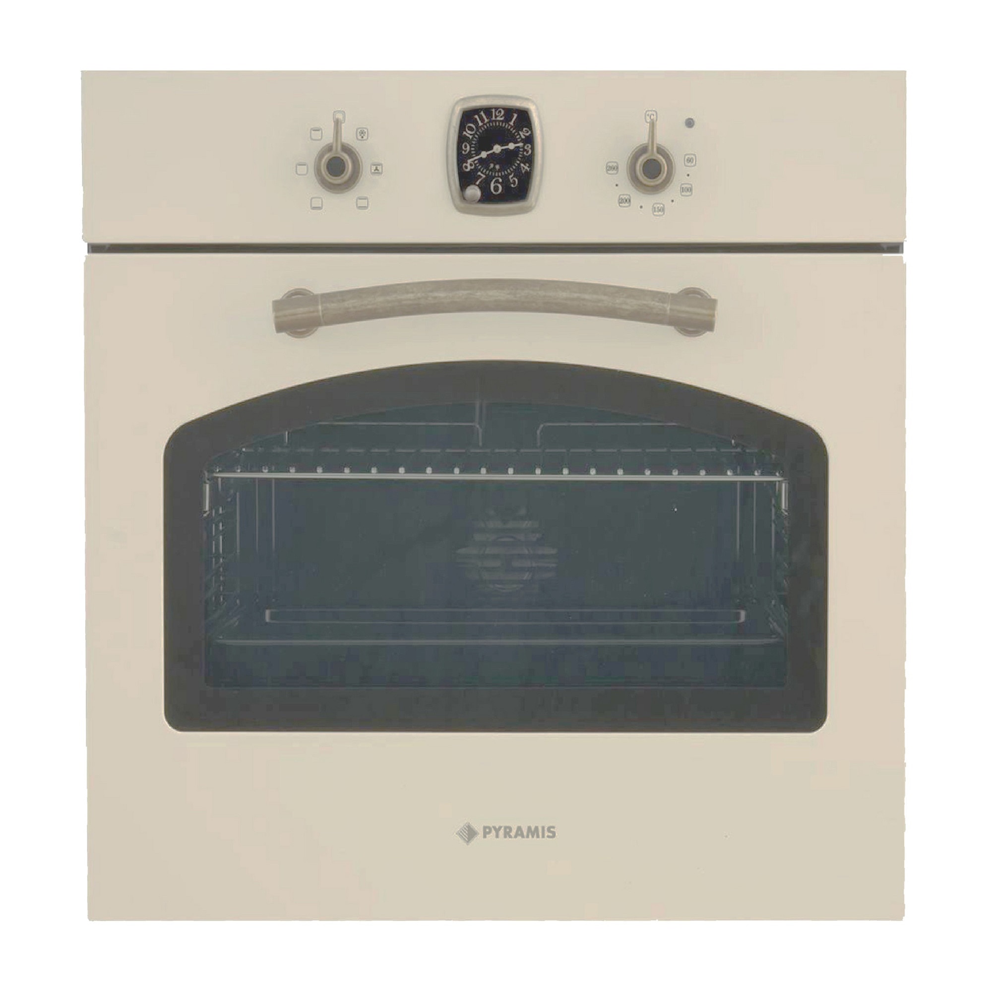 Cuptor electric Pyramis 60IN 8071 Ivory, 6 functii, clasa A, volum 64 ...