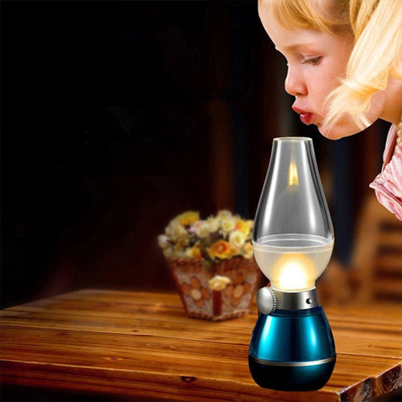 Felinar LED cu stingere prin suflare Retro Red - eMAG.ro