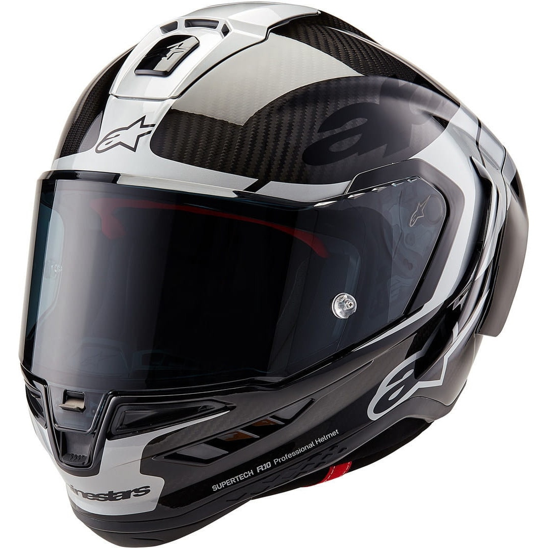 Casca moto Alpinestars Supertech R10, roz, XL, set cu viziera inchisa ...