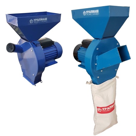 Moara cereale + lucerna (3 in 1) URAL Nr.4, 200Kg/ora, 100%CUPRU, 3.5KW ...