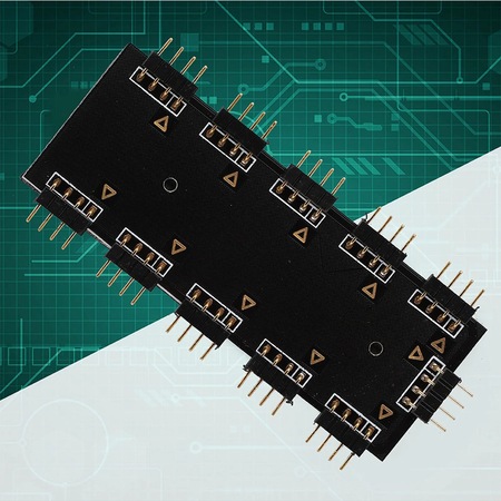 RGB RPG hub alaplaphoz, PCB elosztó, számítógép, 10 csatornás RGB hub ...