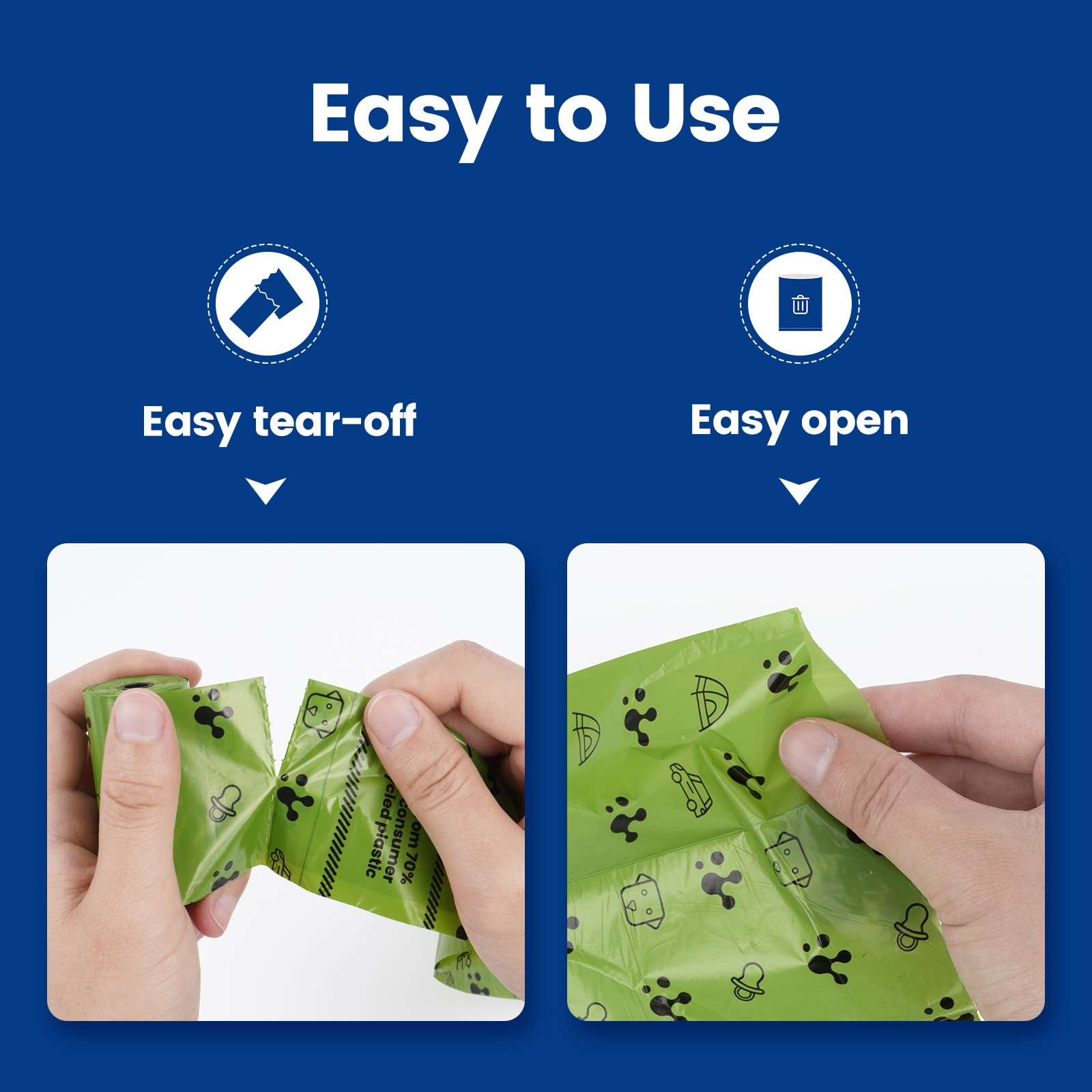 PawView® Pungi pentru Deseuri Animale, Set 120 Bucati, Ecologice ...