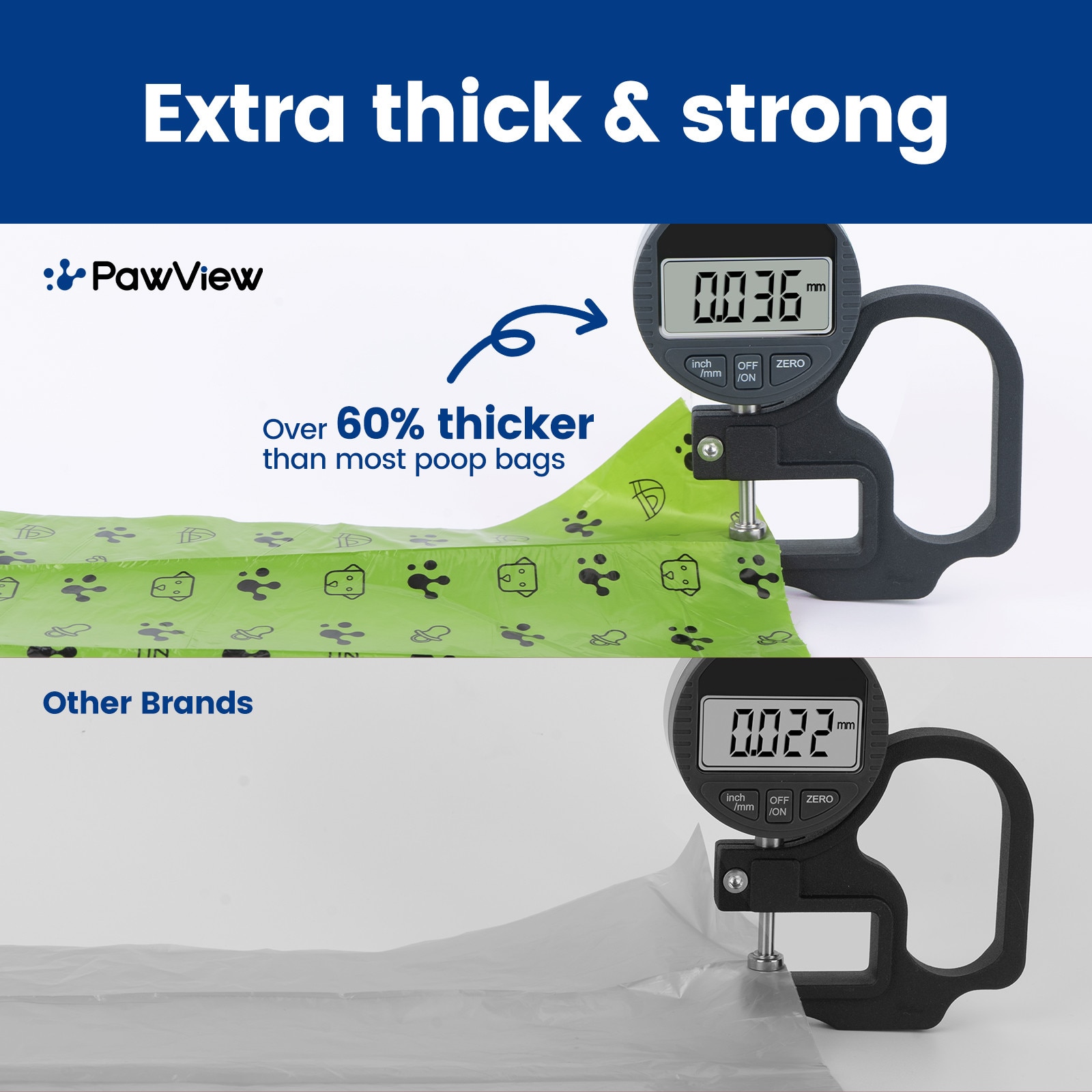 PawView® Pungi pentru Deseuri Animale, Set 120 Bucati, Ecologice ...