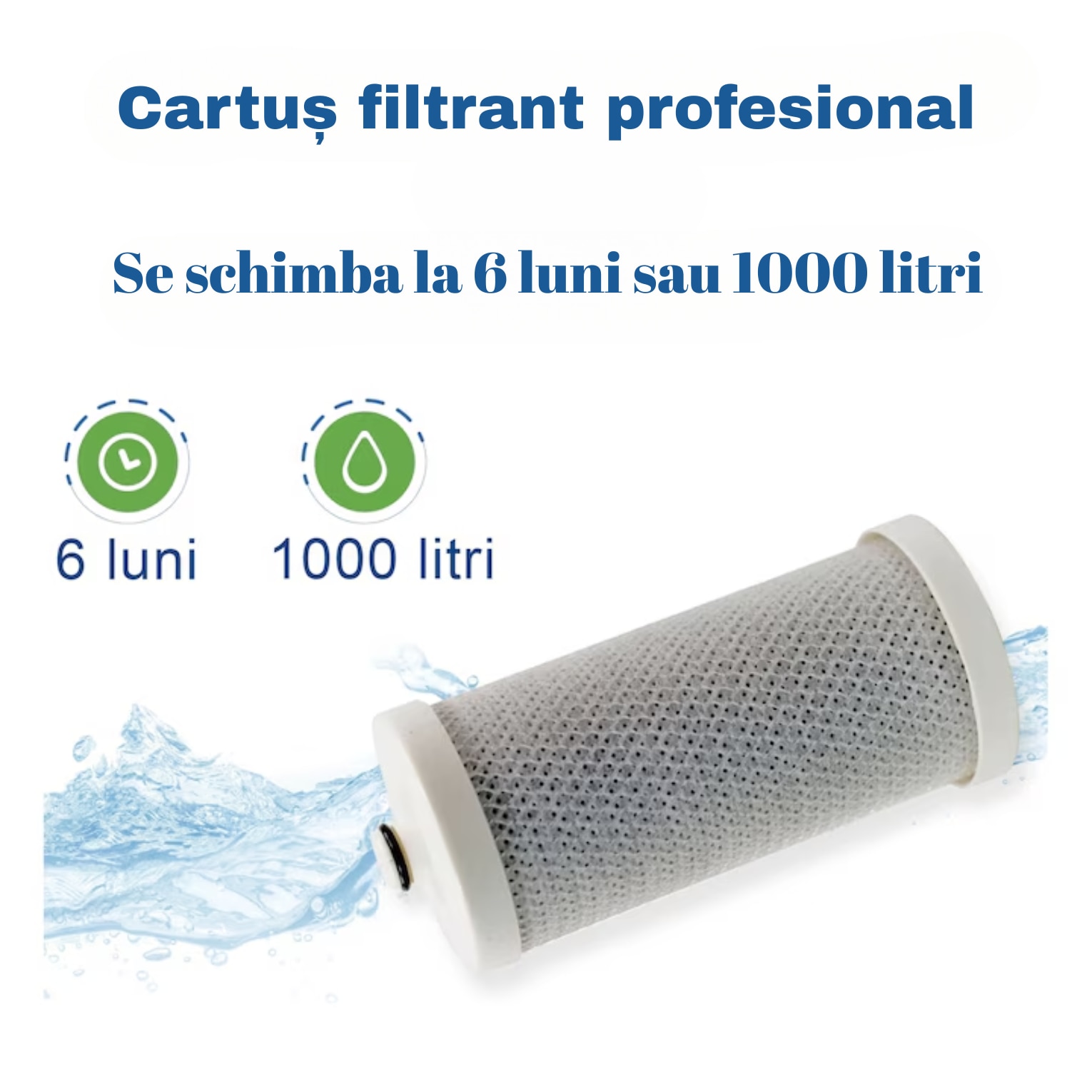Cartus Filtrant, Rezerva pentru Filtru de apa pentru robinet cu afisaj ...