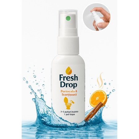 Spray pentru WC, Neutralizator Mirosuri Neplacute si Dezinfectant apa ...