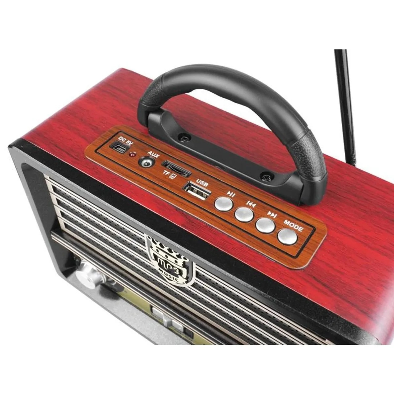 Radio MP3 Portabil cu Bluetooth, Selani Premium Meier, MP3, FM/AM/SW ...