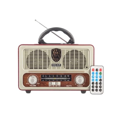 Radio MP3 Portabil cu Bluetooth, Selani Premium Meier, MP3, FM/AM/SW ...