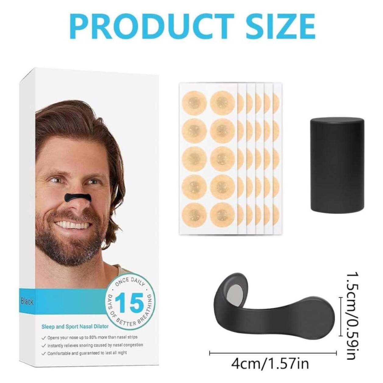 Kit Dilatator nazal magnetic, sporeste cantitatea de oxigen inhalata ...