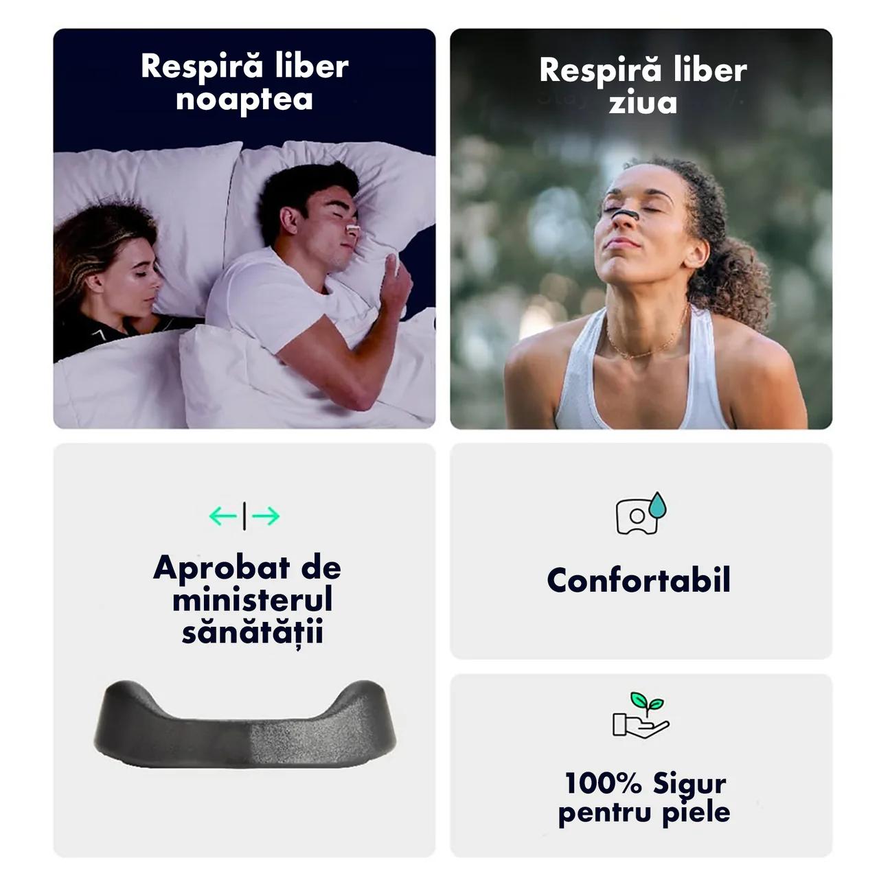 Kit Dilatator nazal magnetic, sporeste cantitatea de oxigen inhalata ...