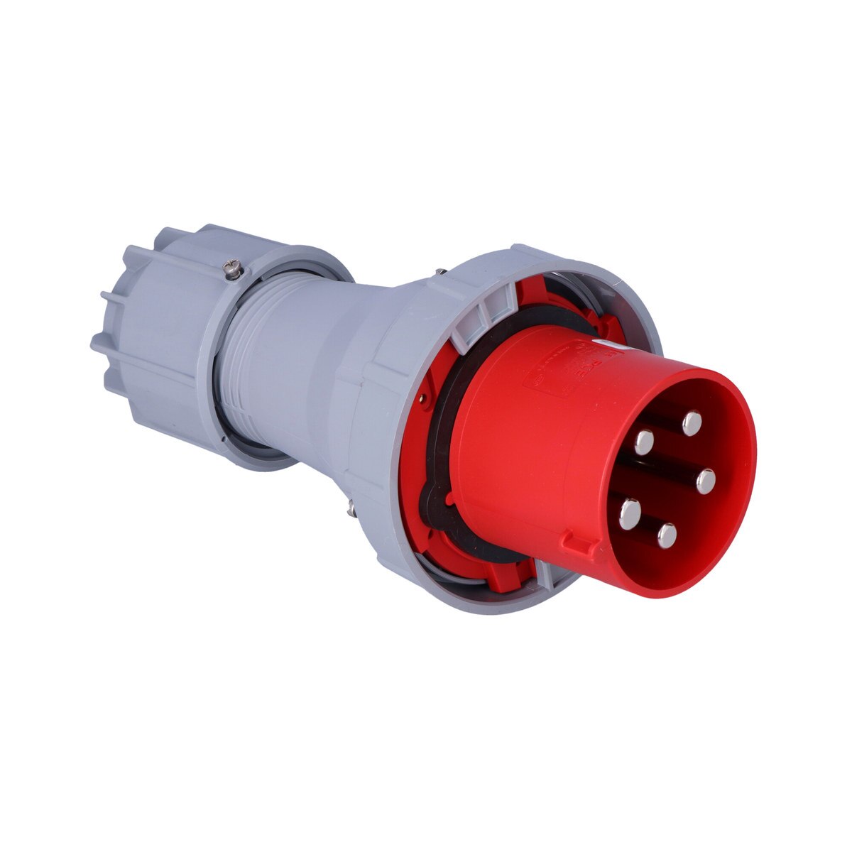 Priza portabila PCE Power Twist 125A 400V 3P+Z+N, rosie, IP67 - eMAG.ro