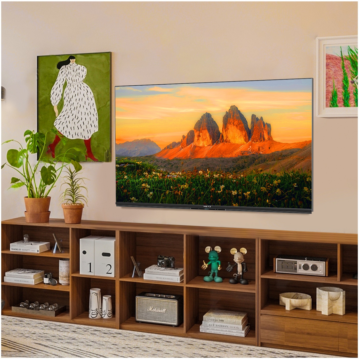 Televizor METZ Mini LED 65MNE8000Z, 164 cm, Smart Google TV, 4K Ultra ...