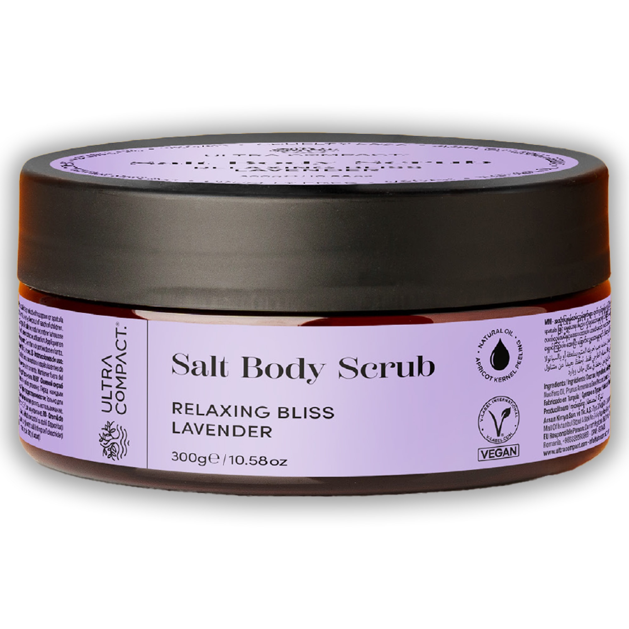 Scrub de Corp cu Sare si Lavanda – RELAXING BLISS, Ultra Compact, 300 g ...