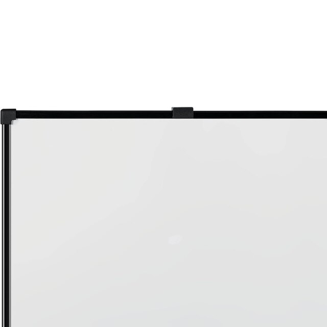 Tabla alba magnetica BoardsPlus 120x90 cm, cu rama neagra - eMAG.ro