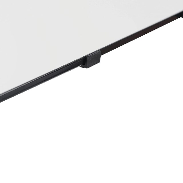 Tabla alba magnetica BoardsPlus 120x90 cm, cu rama neagra - eMAG.ro