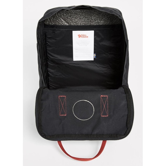 Раница, Fjallraven Kanken, Черен / Червен цвят - eMAG.bg