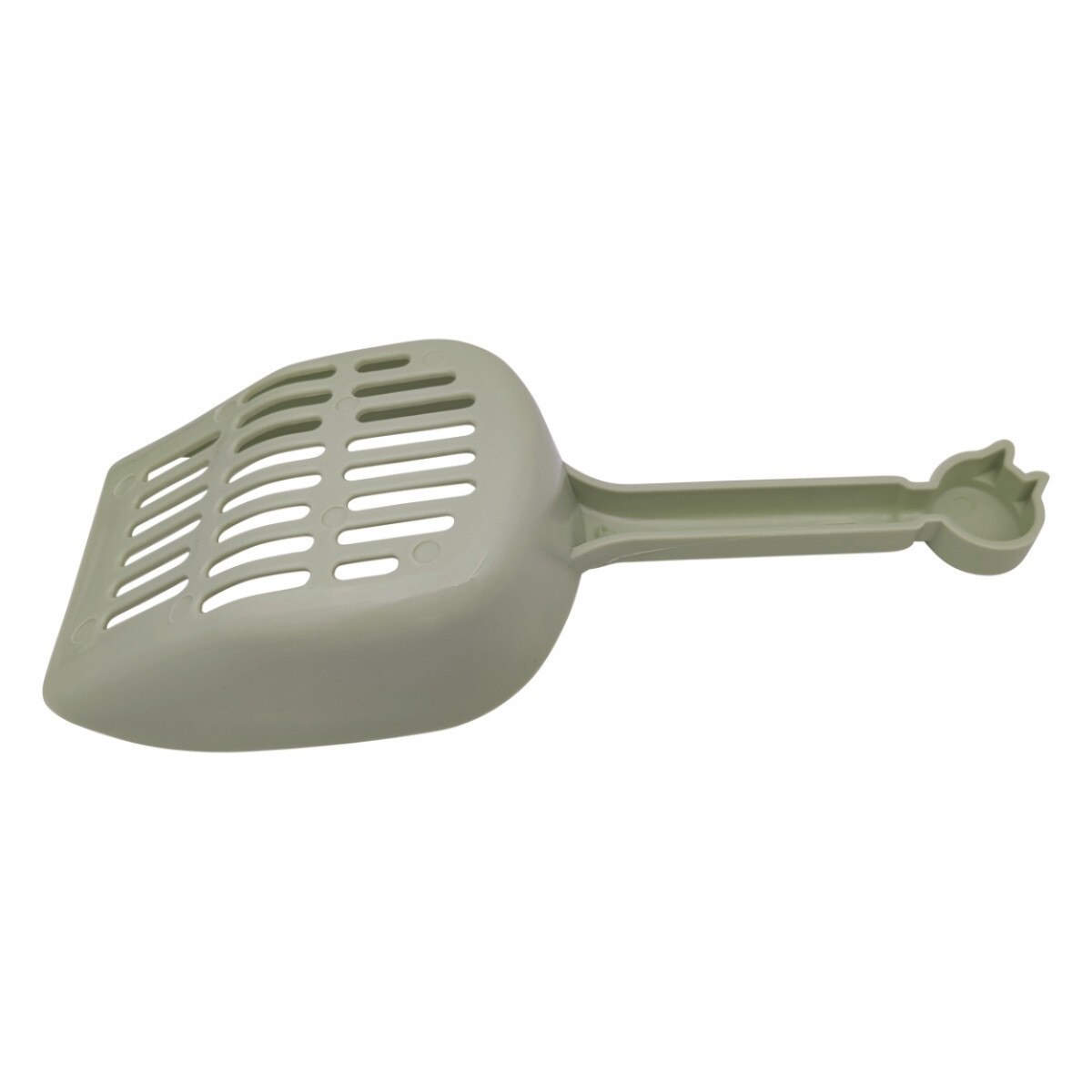 Lopatica Litiera PETRO din Plastic, Design Cap Maner Pisica (25.5x10.2 ...