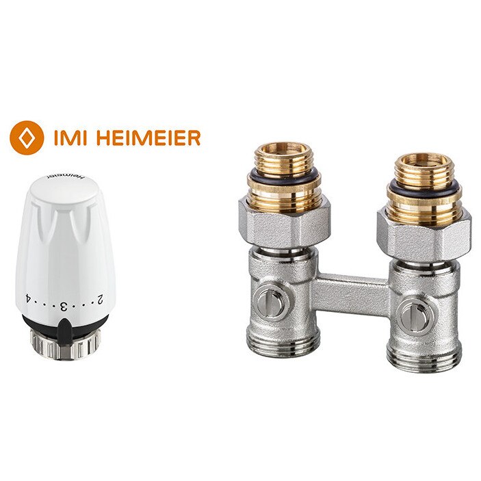 Set termostat cu valva pentru calorifere, IMI HEIMEIER, cu cap de ...