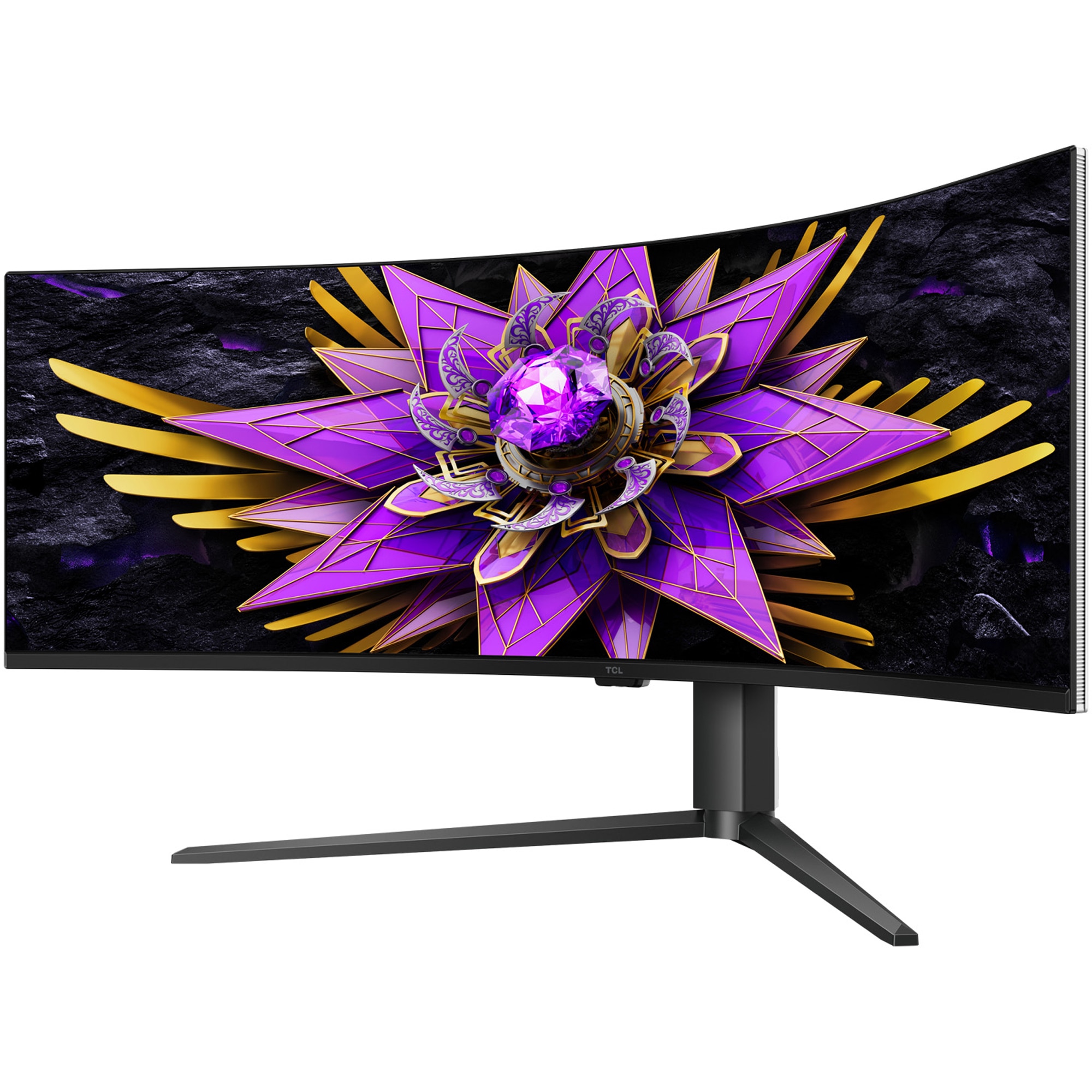 Monitor Gaming Curbat QD-mini LED TCL 57R94 57", Dual UHD (7680x2160 ...