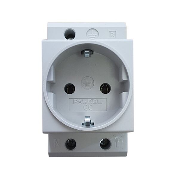 Priza Schuko pentru Sina DIN, Tablouri Electrice 2P+E 16A / 250V, Tip ...