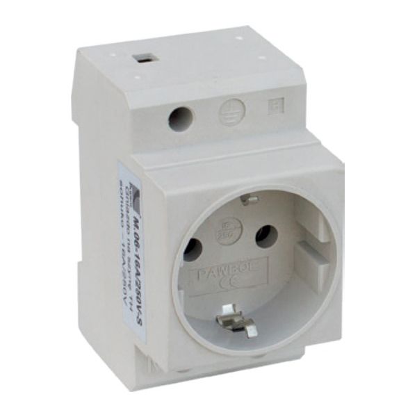 Priza Schuko pentru Sina DIN, Tablouri Electrice 2P+E 16A / 250V, Tip ...