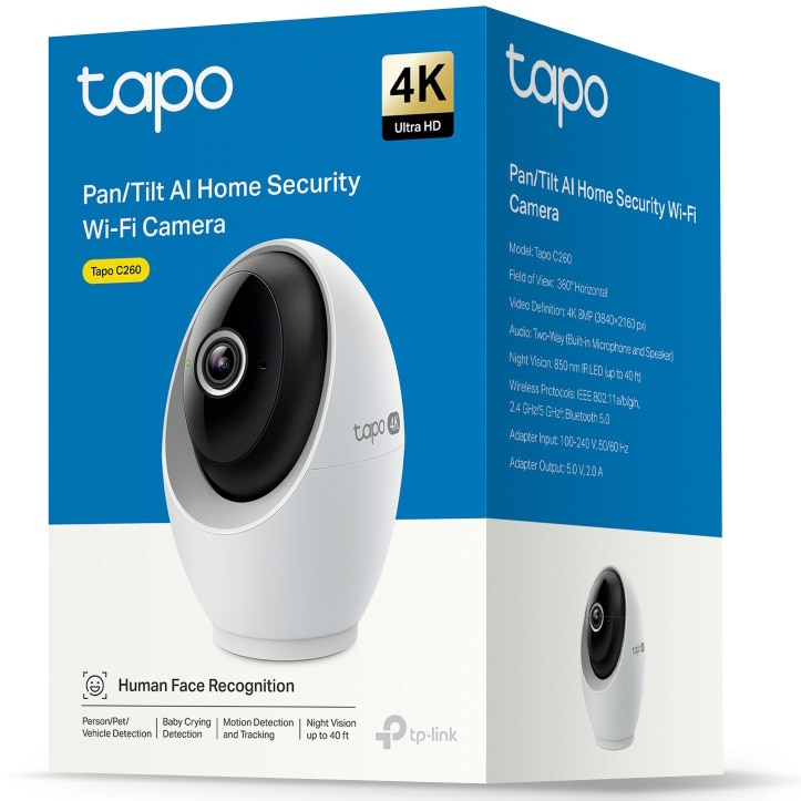 Camera de supraveghere Wireless TP-Link Tapo C260 cu Pan/Tilt 360 grade ...