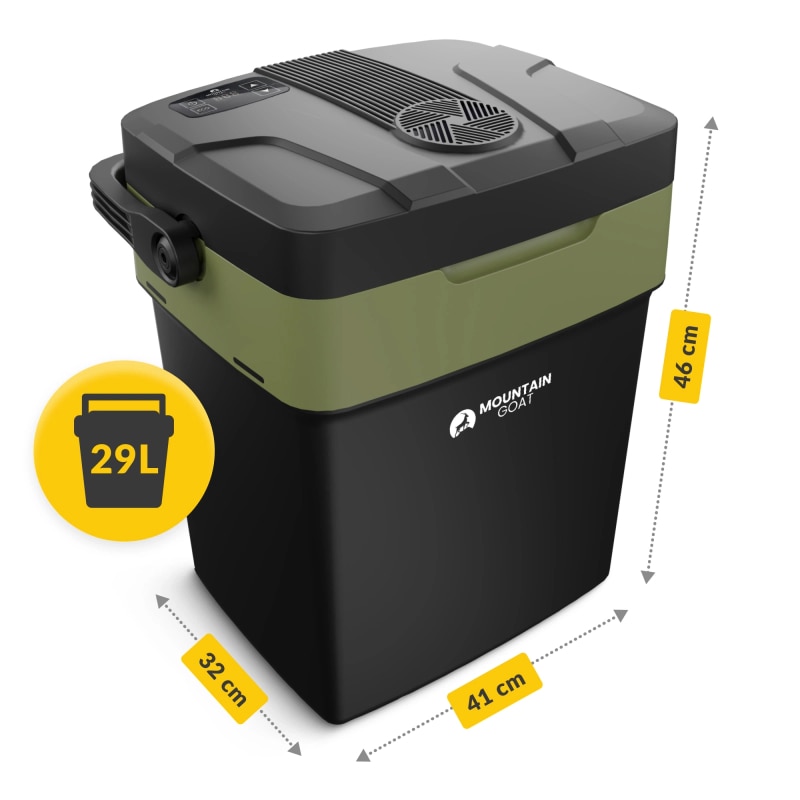 Frigider portabil turistic electric, MOUNTAIN GOAT, 29 l, auto, racire ...