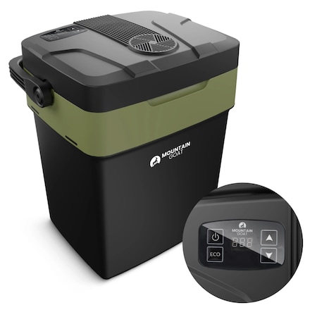 Frigider portabil turistic electric, MOUNTAIN GOAT, 29 l, auto, racire ...