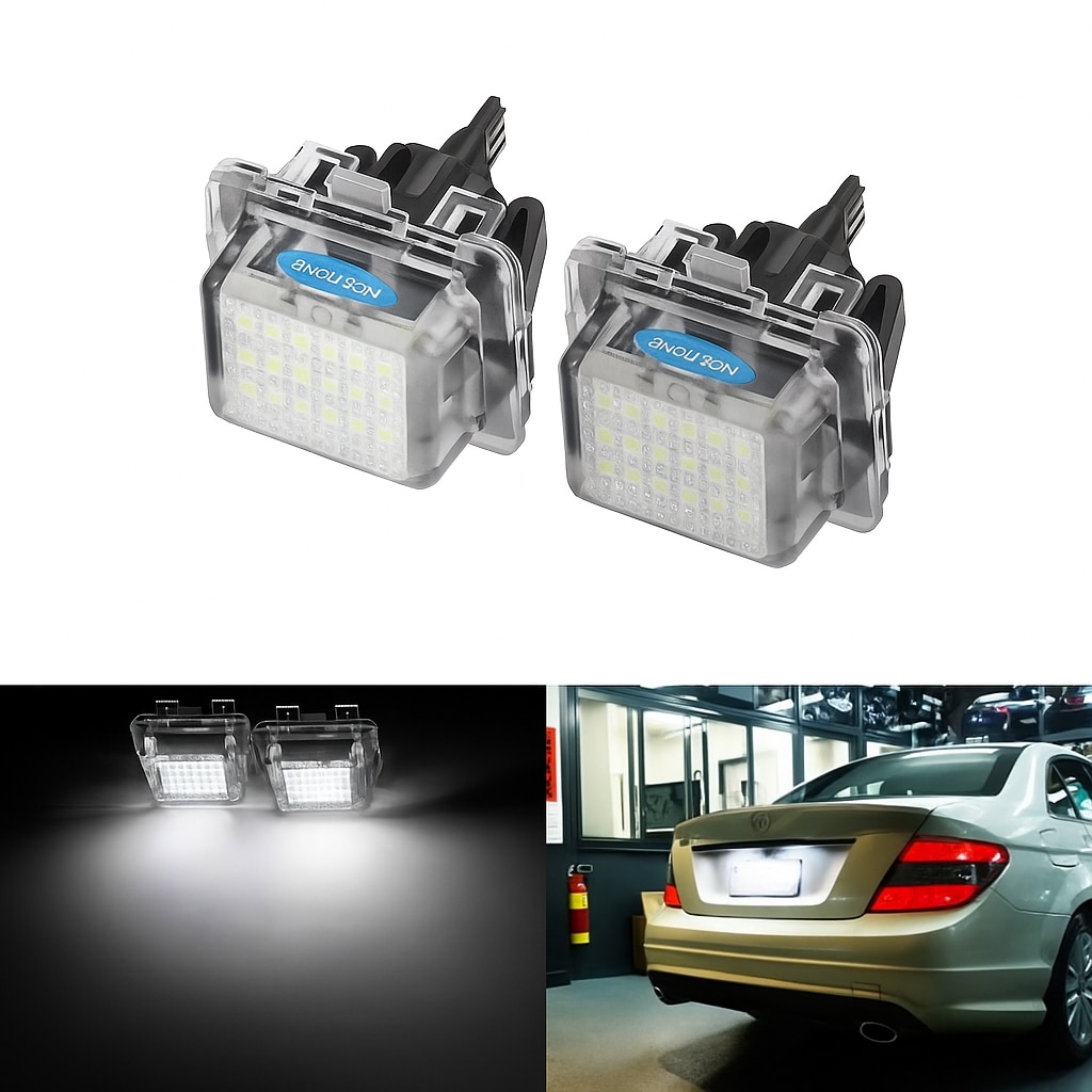Set 2 Lampi LED Numar, AutoREY®, Compatibile Mercedes-Benz W204, W221 ...