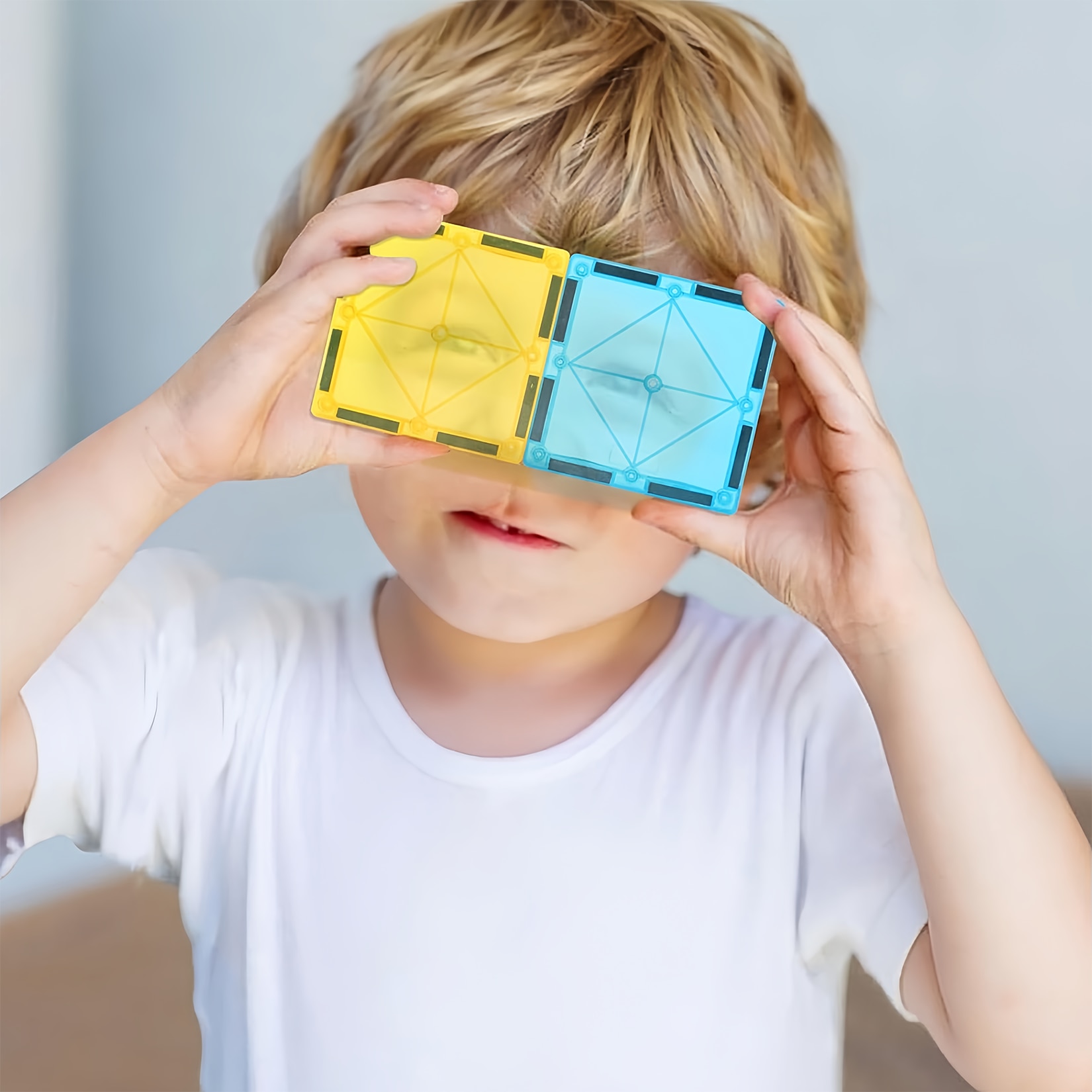 Set de constructie cu placi magnetice, Wacorresi, Constructie Magnetic ...
