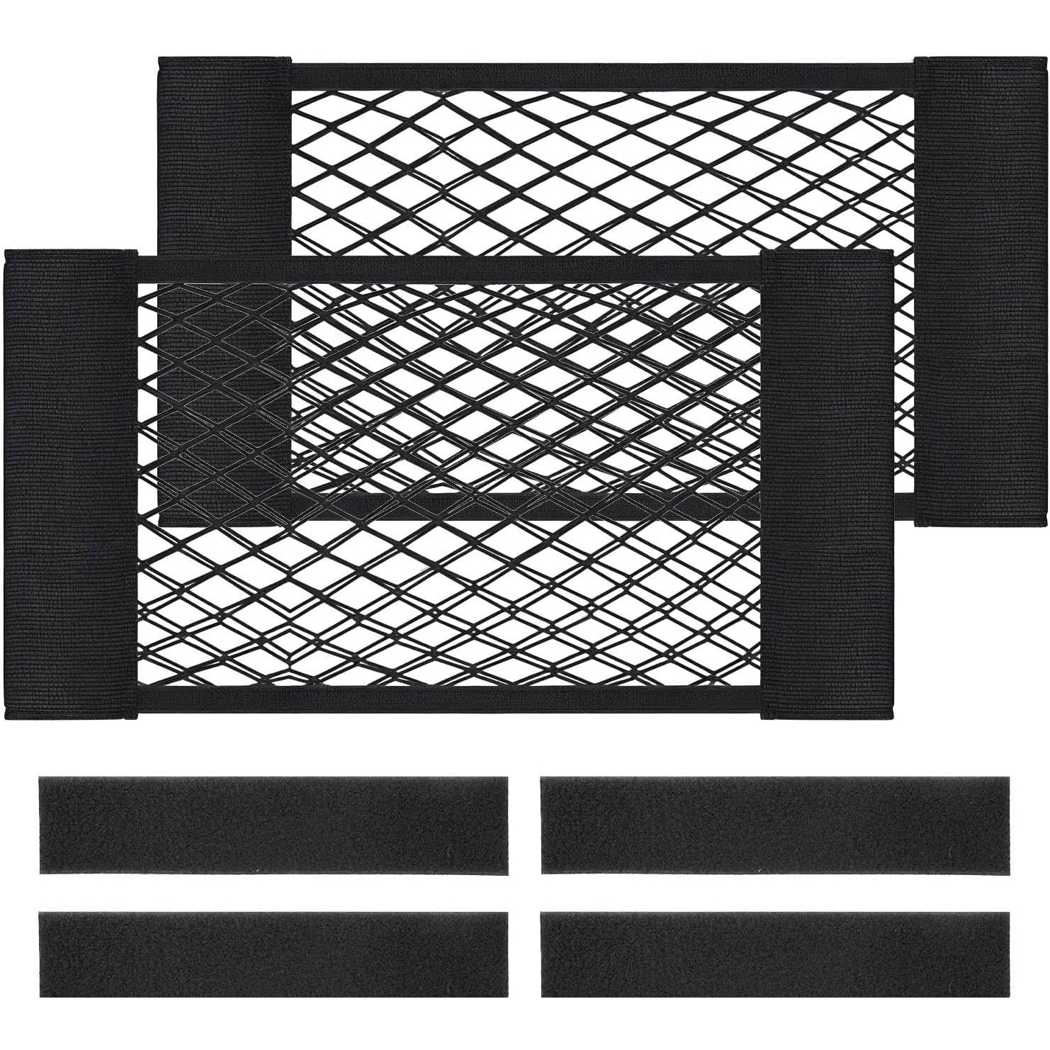 Set 2 Plasa elastica, organizator portbagaj tip buzunar, 40x25cm, Vine ...