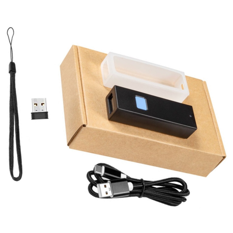 Cititor coduri de bare 1D, 2D, Scanner coduri QR cu laser, Portabil ...