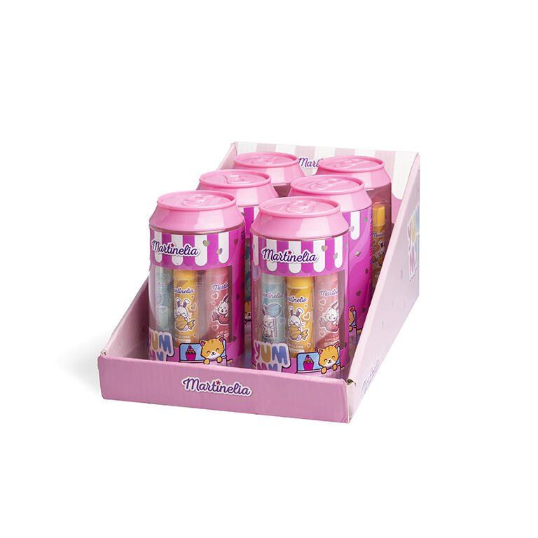 Set balsam de buze, Martinelia, 3 bucati de balsam de buze intr-un ...