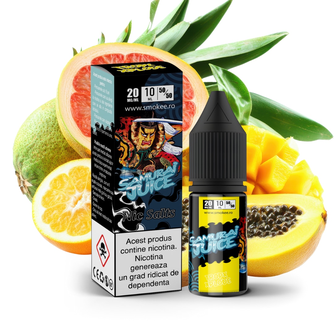 Lichid Tigara Electronica Samurai Juice, 10 ml 20mg/ml nicotina - Tropx Xplode - eMAG.ro