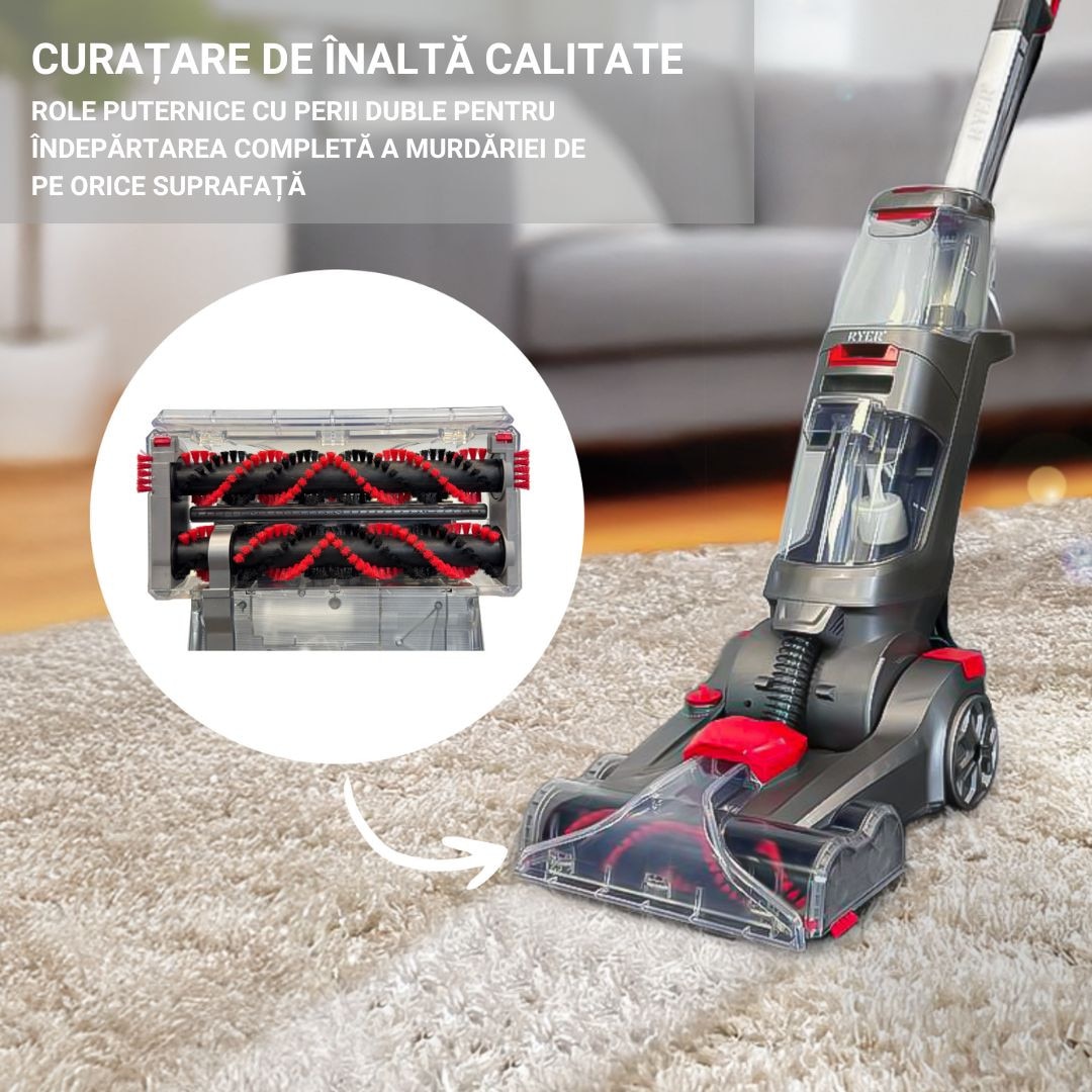 Aspirator cu spalare Injectie-Extractie RYER Revive PRO, 800W ...