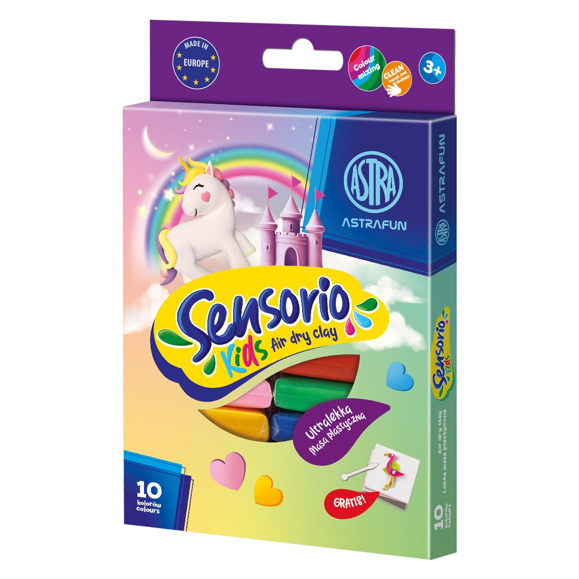 Set masa modelabila Astra, 10 culori, usor de modelat, pentru ...