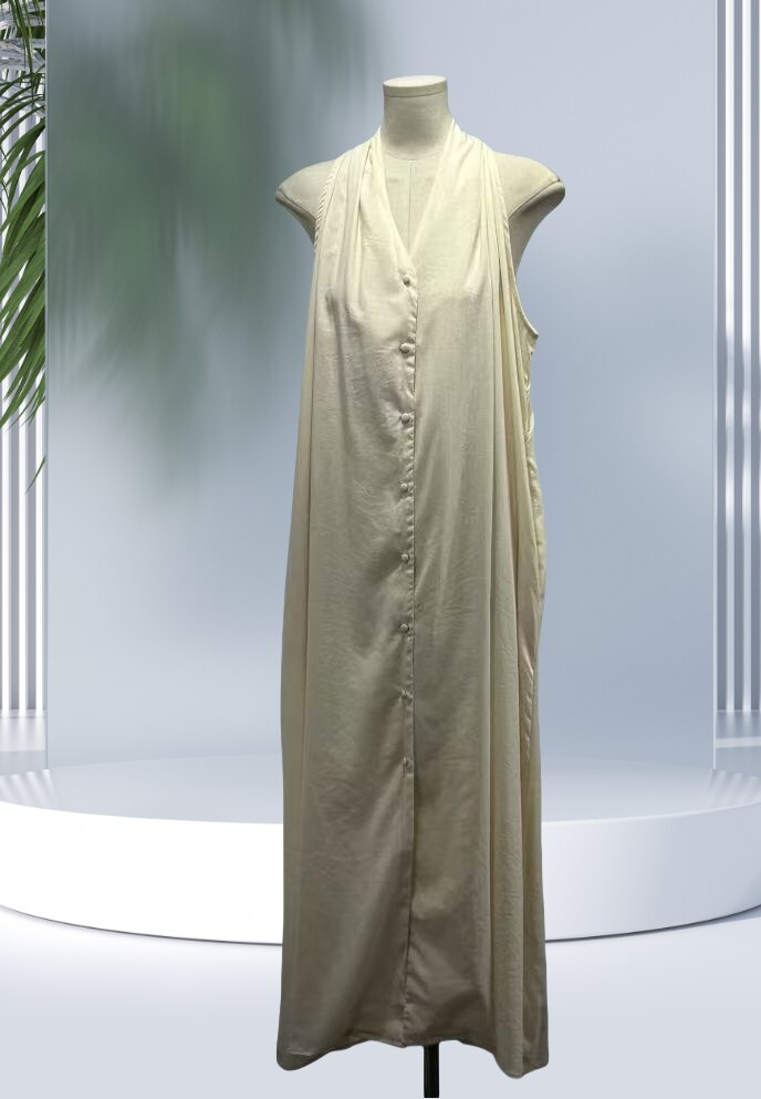 Rochie single-breasted halter, marime L - eMAG.ro