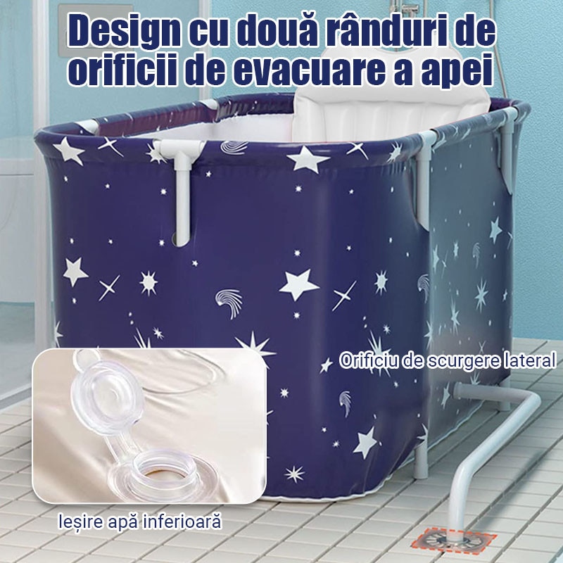 Cada pliabila portabila, 140×55×50 cm, grosime de sase straturi, cu ...
