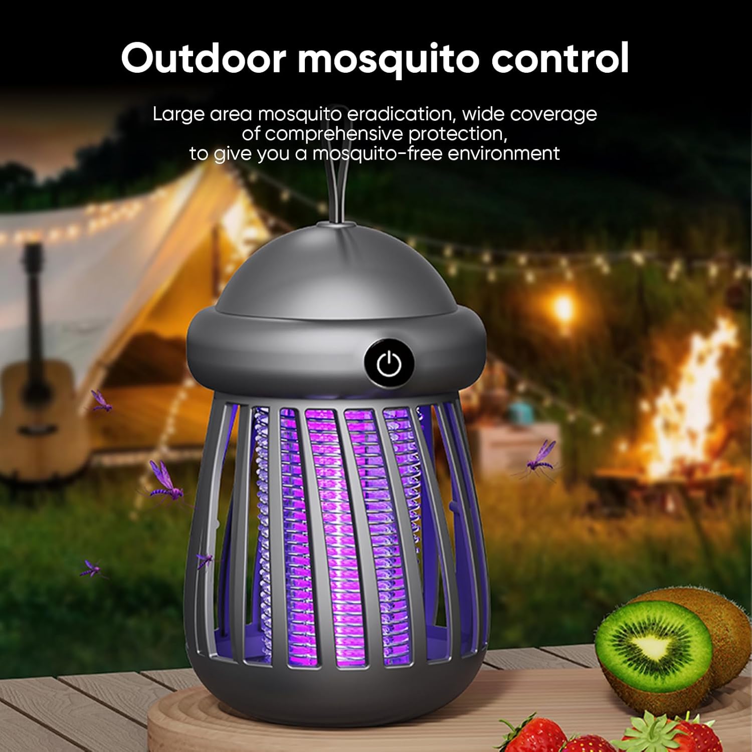 Lampa anti insecte UV, OEMG®, antitantari, anti molii, 360° radiatie ...
