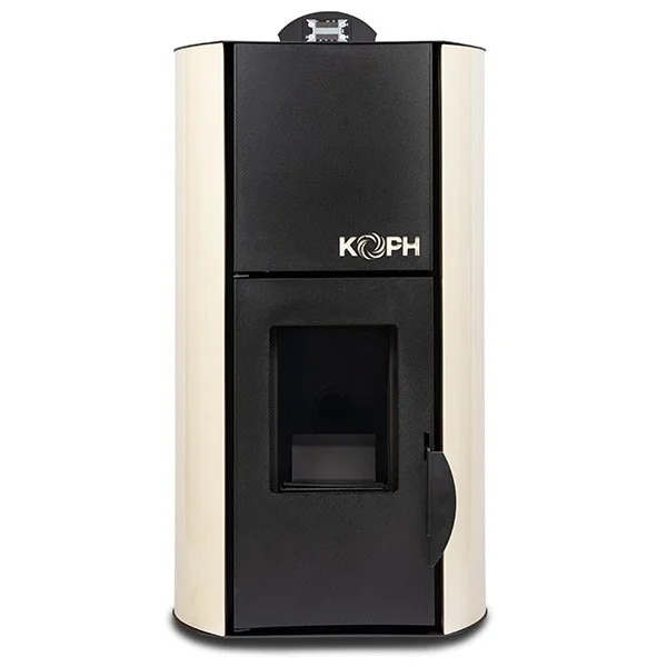 Pachet termosemineu pe peleti KOPH PM 12 kW, 80 mp, buncar peleti 12 kg ...