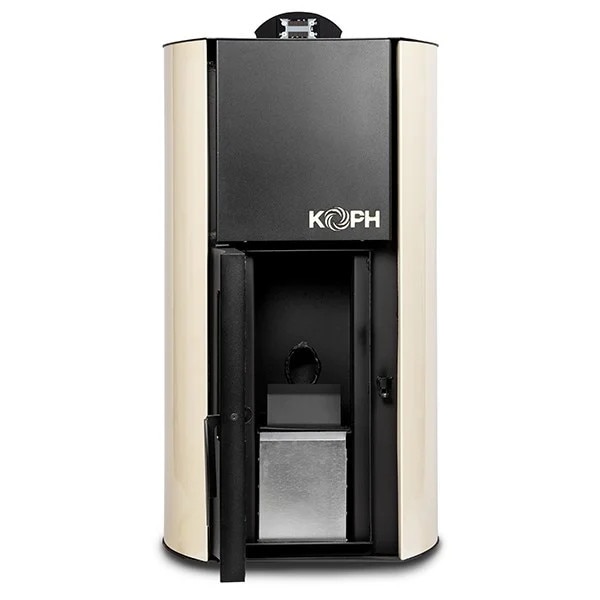 Pachet termosemineu pe peleti KOPH PM 12 kW, 80 mp, buncar peleti 12 kg ...