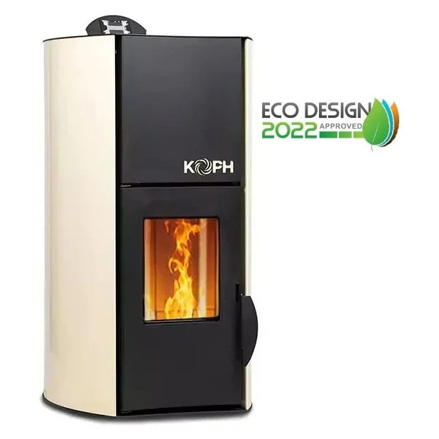 Pachet termosemineu pe peleti KOPH PM 12 kW, 80 mp, buncar peleti 12 kg ...